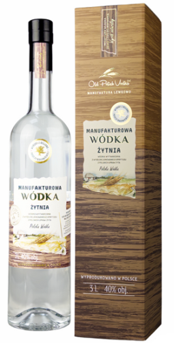 Wódka Manufakturowa Żytnia w kartoniku 3L / 40% - sklep ALEEKS ALKOHOLE