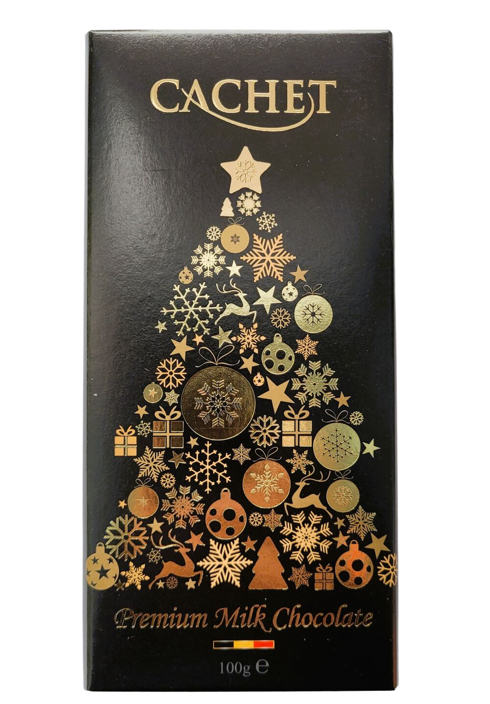 CZEKOLADA CACHET CHRISTMAS EDITION BLACK 100G - sklep ALEEKS ALKOHOLE