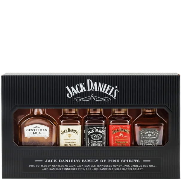 Zestaw Jack Daniel's Family mini pack 5x 0,05L - sklep ALEEKS ALKOHOLE