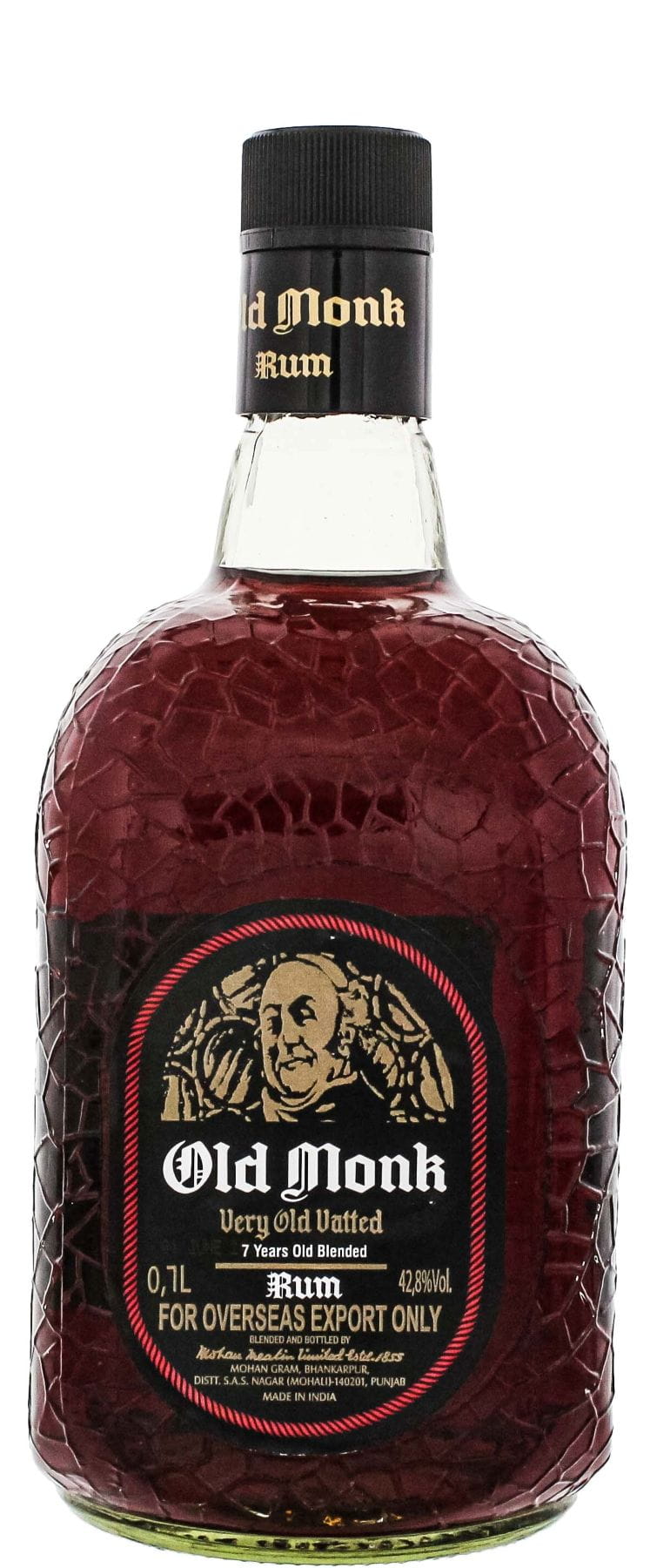 Rum Old Monk 7 yo 0,7L / 42,8% - sklep ALEEKS ALKOHOLE