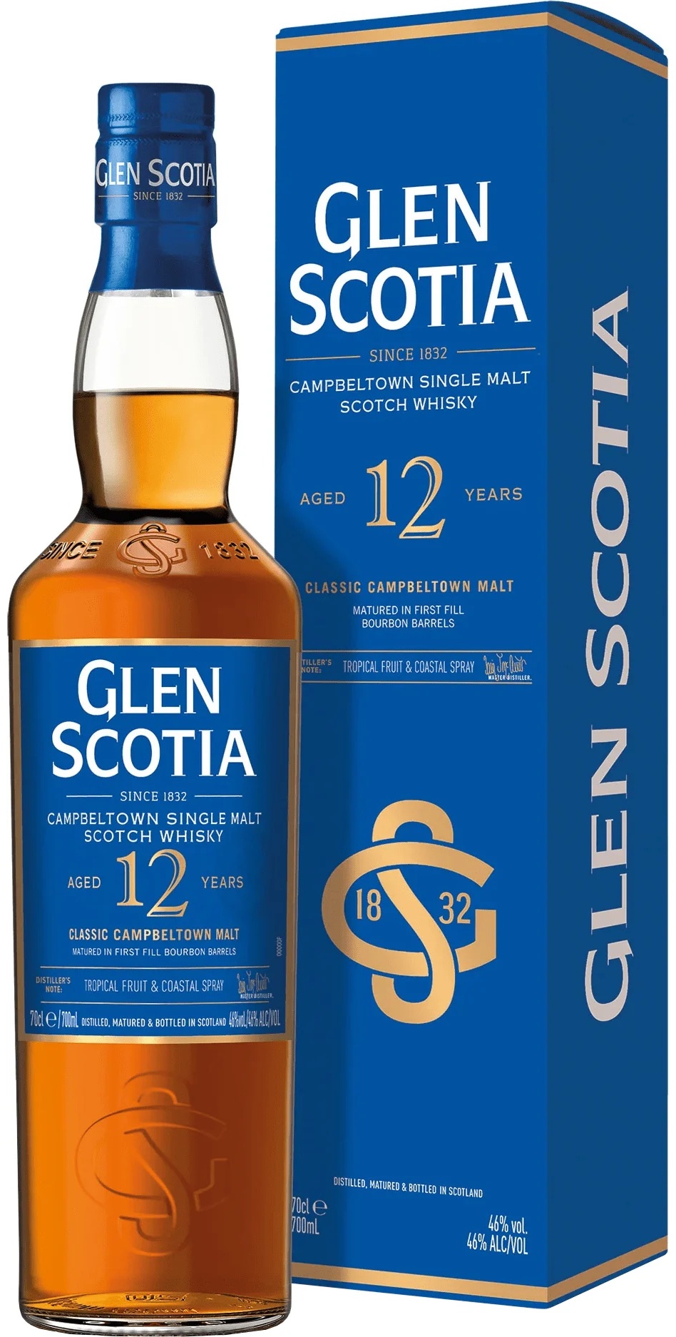 Whisky Glen Scotia 12 yo 0,7L / 46% - sklep ALEEKS ALKOHOLE
