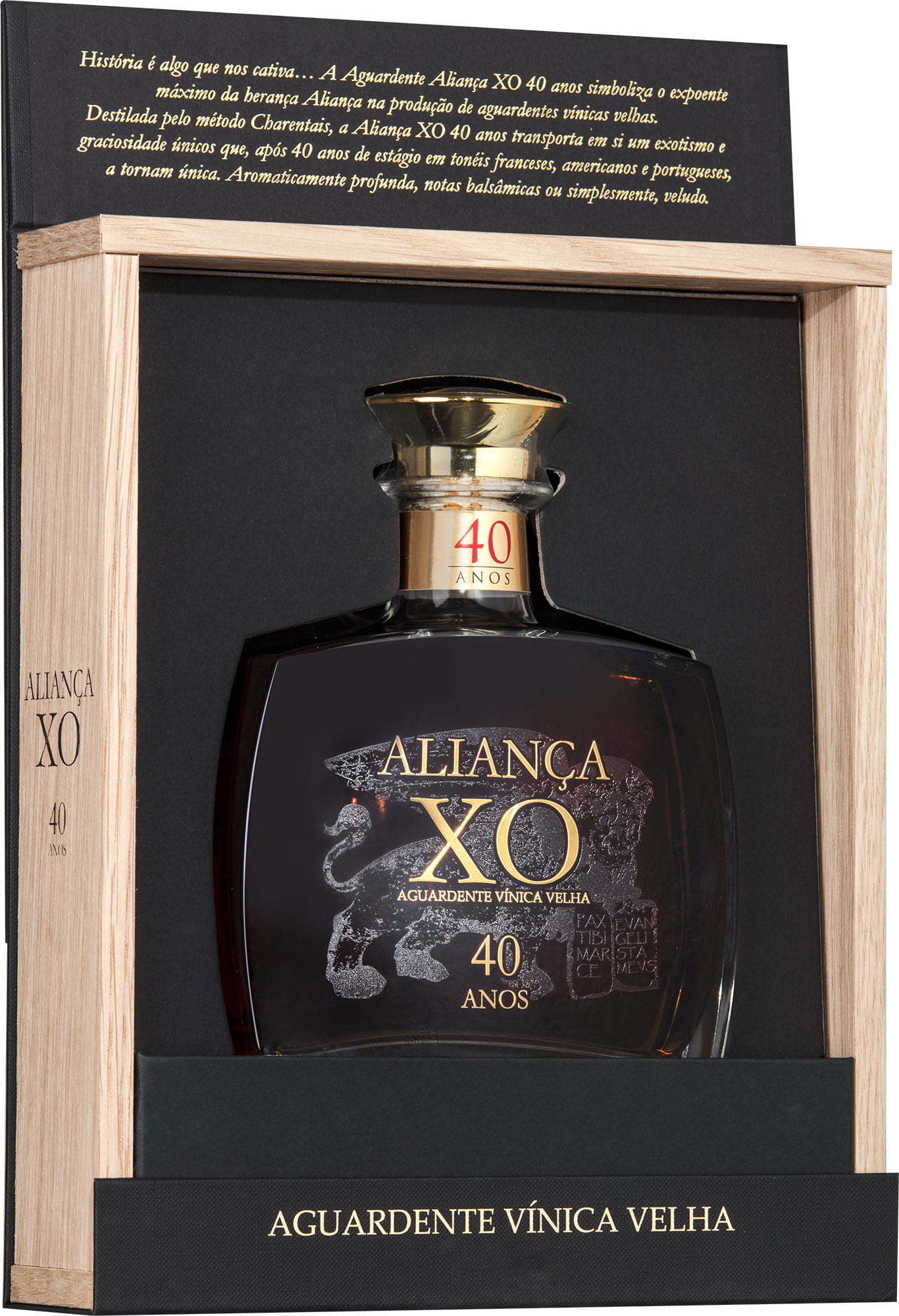 BRANDY AGUARDENTE ALIANCA XO 40 ANOS 0,5L / 40% - sklep ALEEKS ALKOHOLE