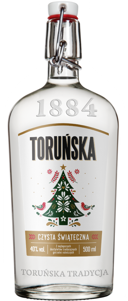 Wódki WÓDKA TORUŃSKA CZYSTA ŚWIĄTECZNA 0,5L / 40% | Dobra cena w ALEEKS ...